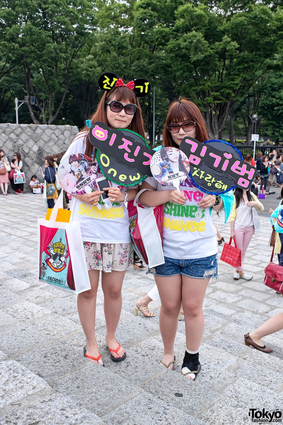 SHINee World 2012 Tour in Tokyo – Fan Fashion Snaps – Tokyo Fashion