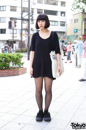 Basic Black Style from American Apparel & Tokyo Bopper – Tokyo Fashion