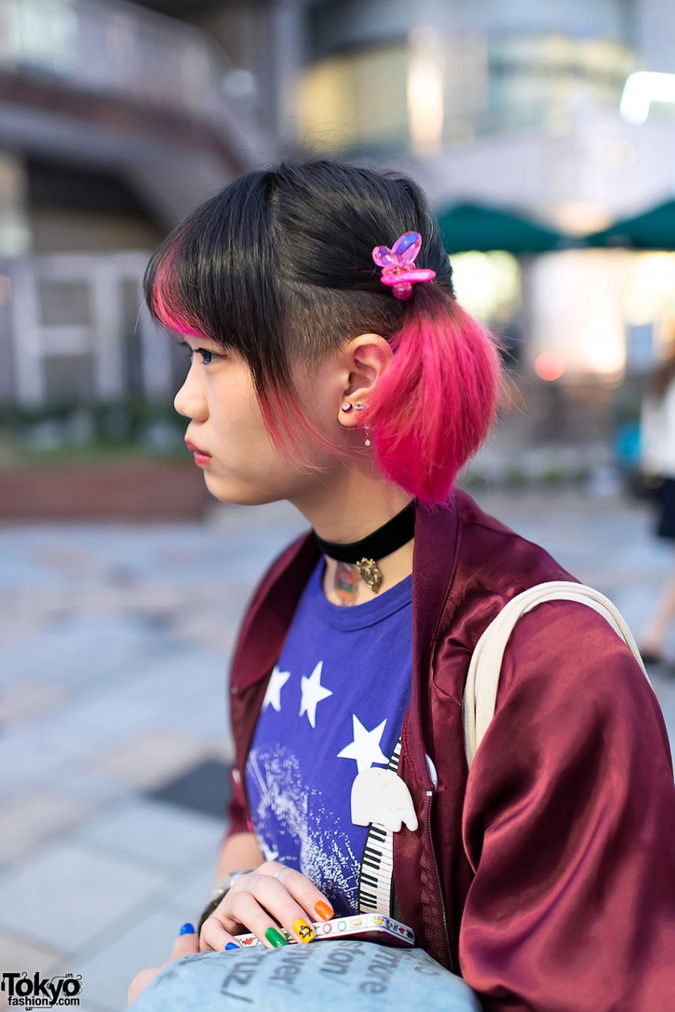 Pink Twintails Hairstyle & American Apparel Clutch in Harajuku – Tokyo ...