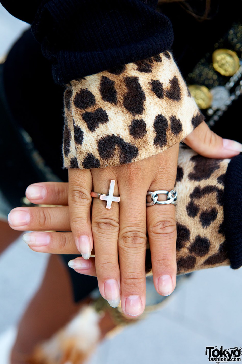 Black Diamond Gyaru Sachiko w/ D.I.A. Leopard Print, Furry Boots ...