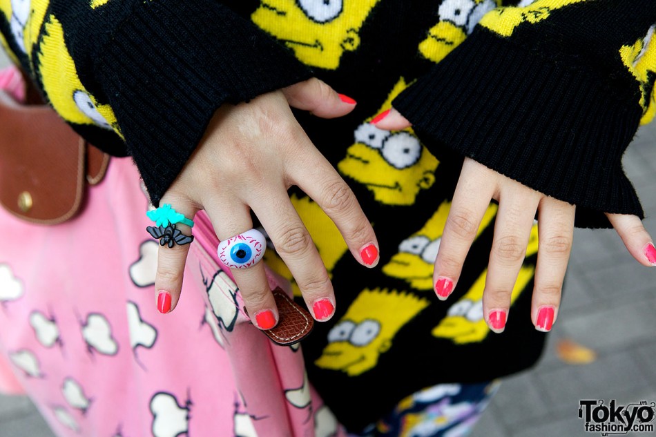 Pastel Braids w/ Simpsons Prints, Jeremy Scott, & Mishka in Shinjuku ...