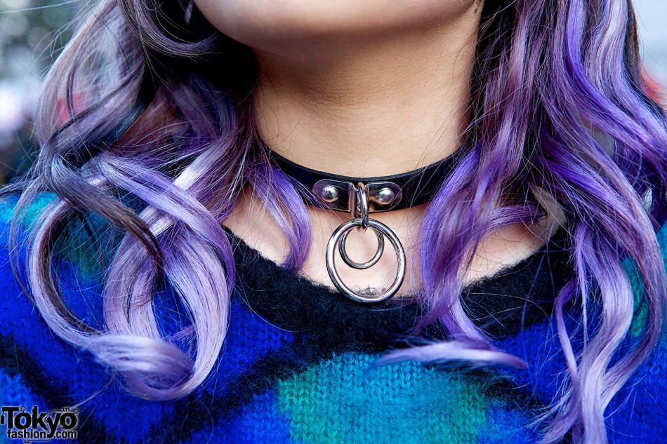 Dark Lilac Hair, Bart Simpson Nail Art, Emoda & Kawi Jamele in Tokyo ...