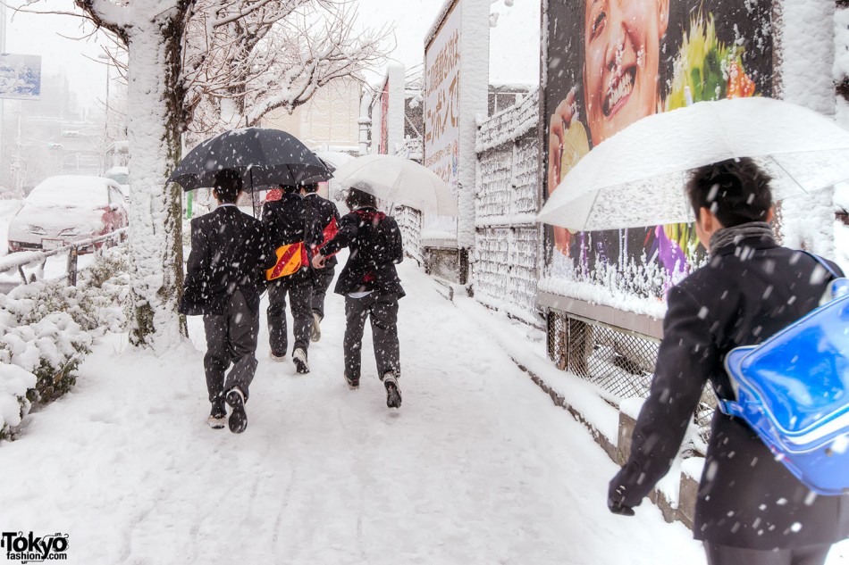 Snow in Harajuku & Shibuya on Coming of Age Day 2013 – Pictures & Video ...