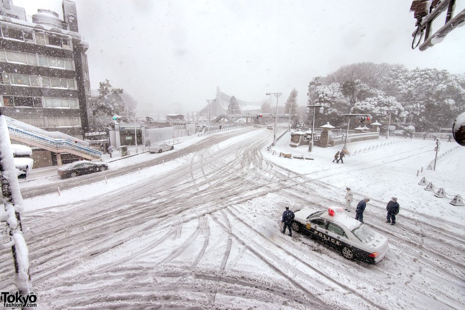 Snow in Harajuku & Shibuya on Coming of Age Day 2013 – Pictures & Video ...