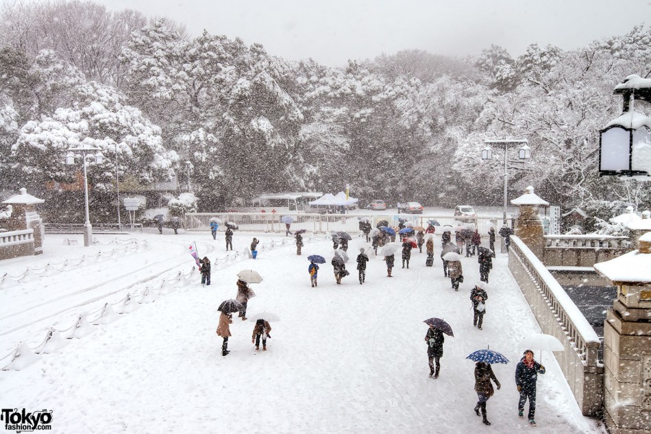 Snow in Harajuku & Shibuya on Coming of Age Day 2013 – Pictures & Video ...