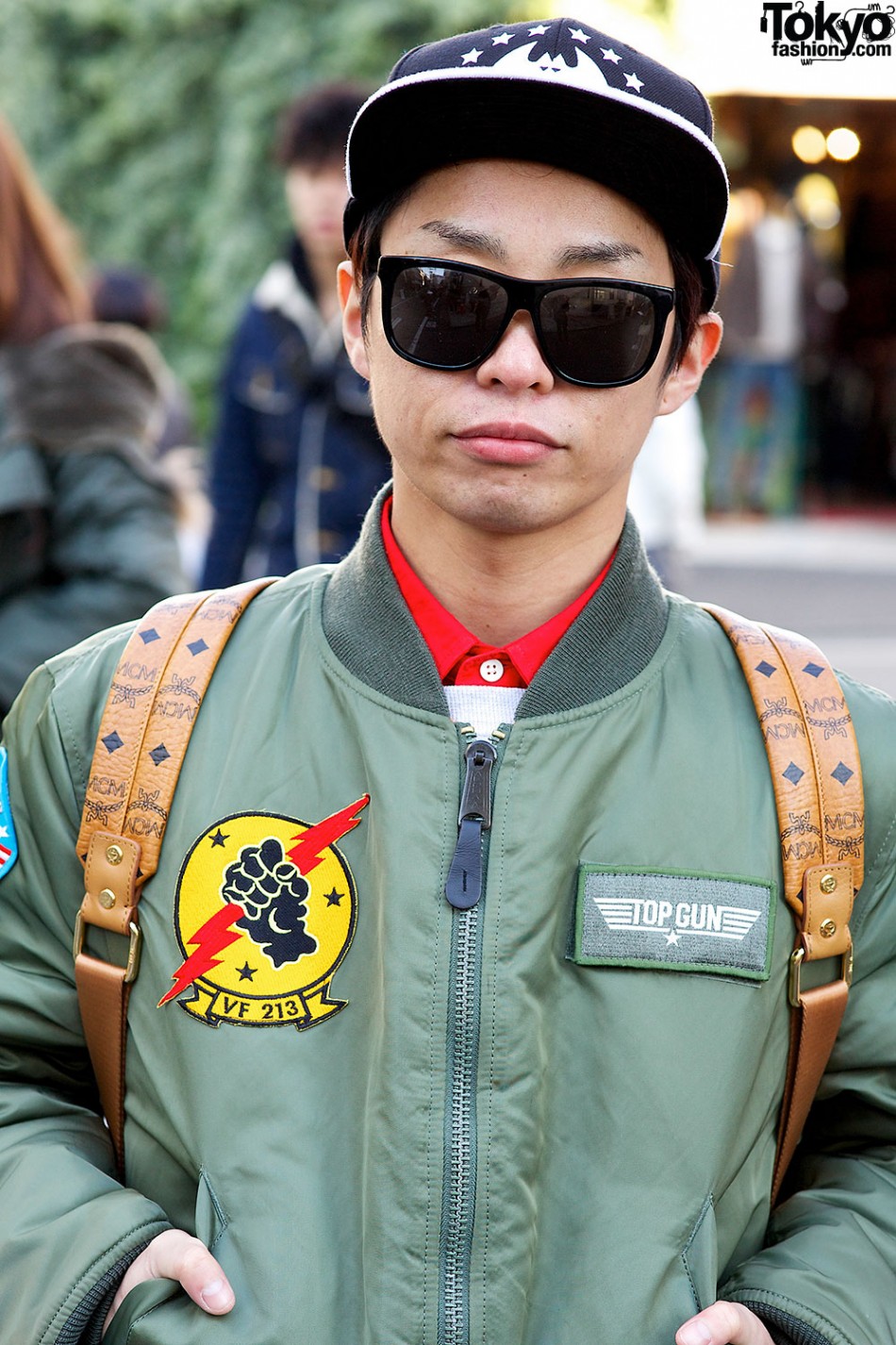 Indie J-Pop Singer in Bomber Jacket, Cheap Monday, MCM & New Balance ...