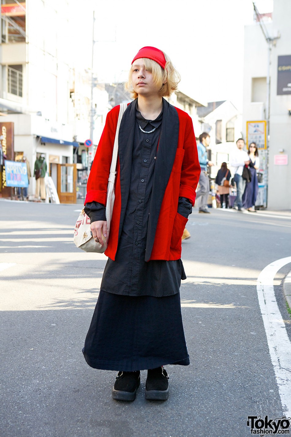 Layered Red & Black Outfit w/ Monomania, LIMI Feu & Tokyo Bopper ...