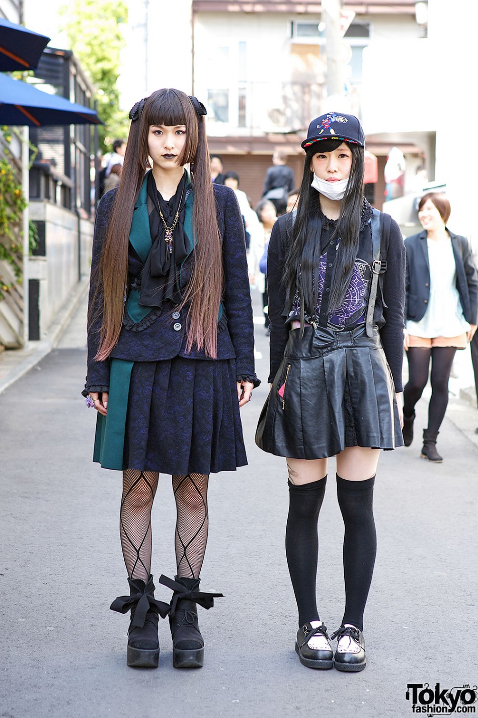 Shiina Ringo Fans w/ Dark Fashion & Handmade Accessories in Harajuku ...