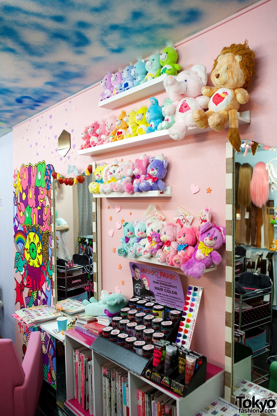 Viva Cute Candy! Kawaii & Colorful Hair Salon in Tokyo – Styling Video ...