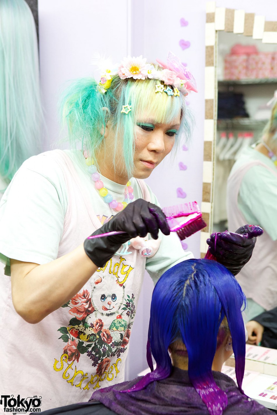Viva Cute Candy! Kawaii & Colorful Hair Salon in Tokyo – Styling Video ...