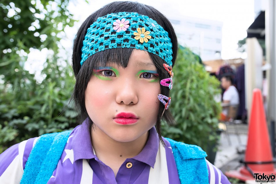 Cute Decora Hair Clips w/ Colorful Fashion & Makeup in Harajuku – Tokyo ...
