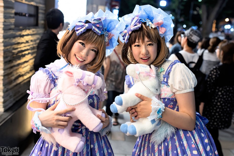 Harajuku Sweet Lolitas w/ Matching Angelic Pretty Fashion & Pony Bags ...