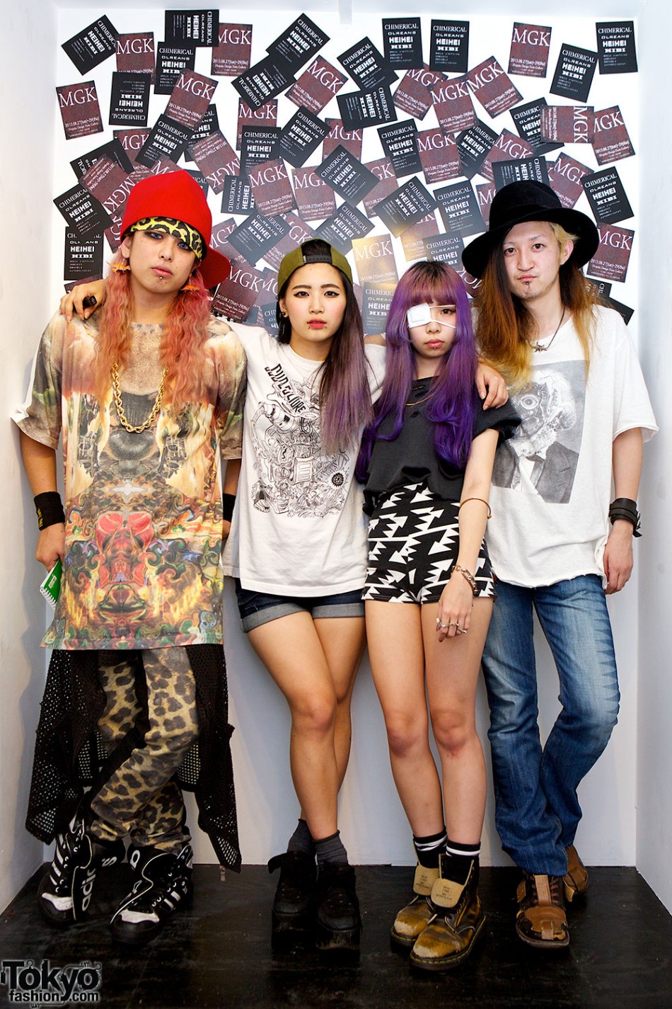 HIBI, Orleans, Chimerical & HEIHEI – MGK Fashion Exhibition in Harajuku ...
