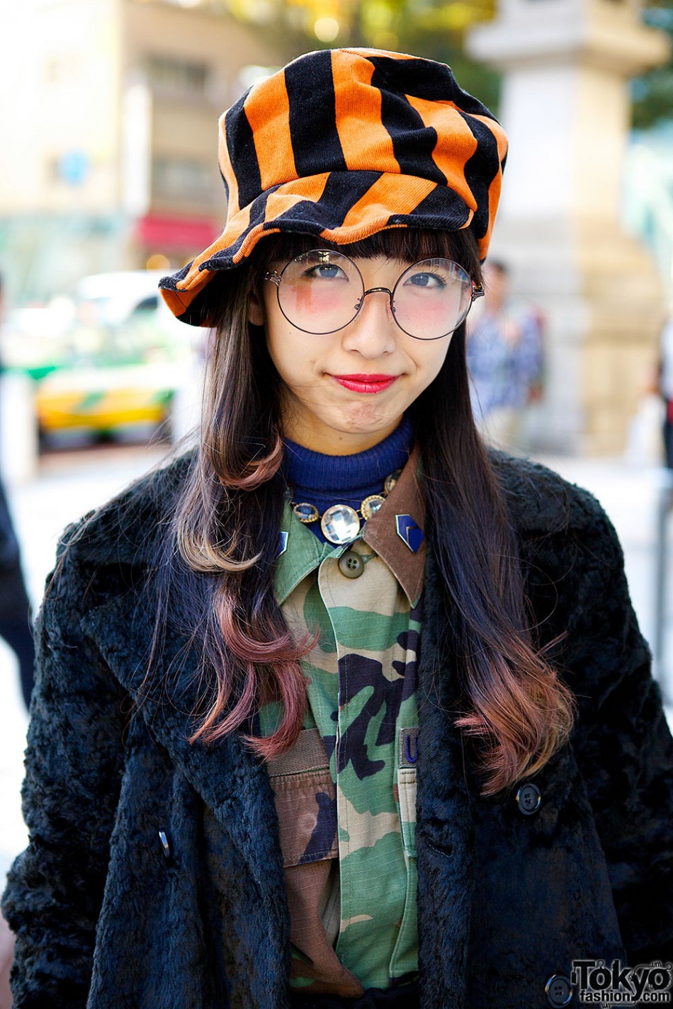 Rolick Harajuku Staffer in Jeffrey Campbell Studded Platforms, Striped ...