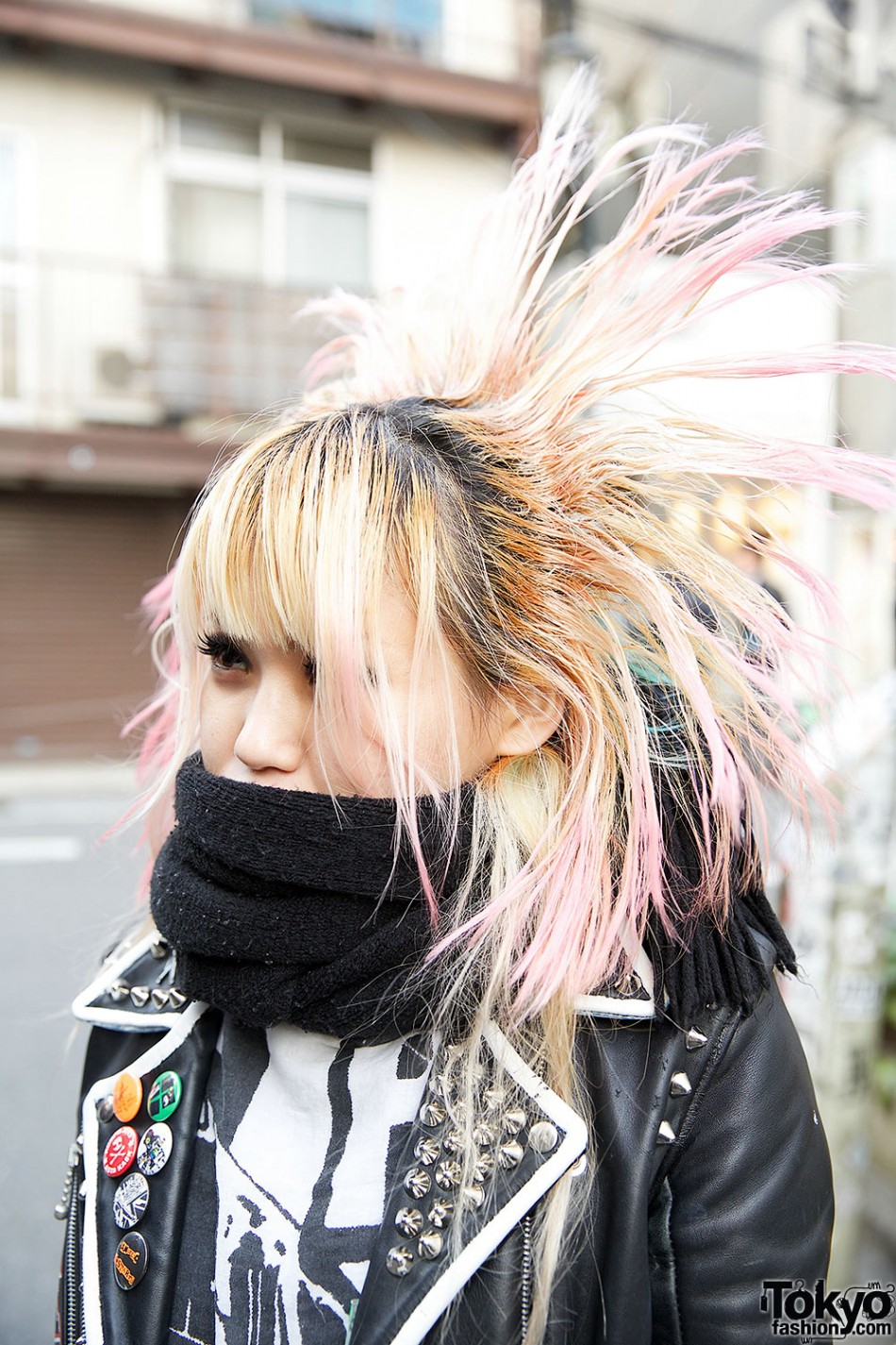 Harajuku Punks w/ Crosshawk & Mohawk, Studded Leather & Boots – Tokyo ...
