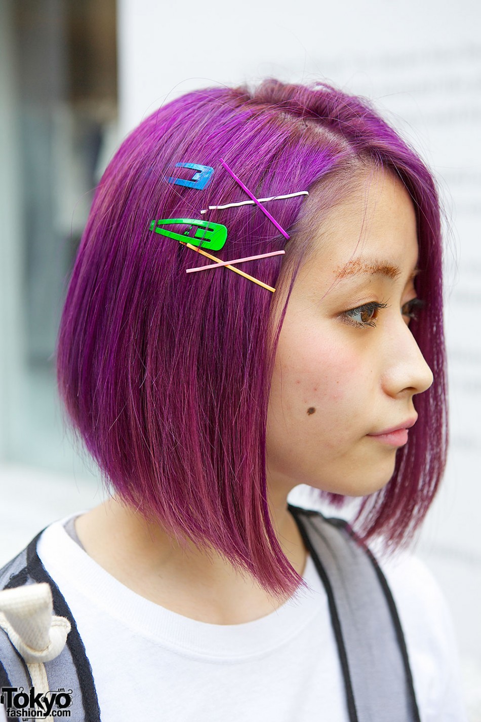 Purple Hair w/ Bubbles Harajuku Sheer Top & i Tokyo Me Platforms ...