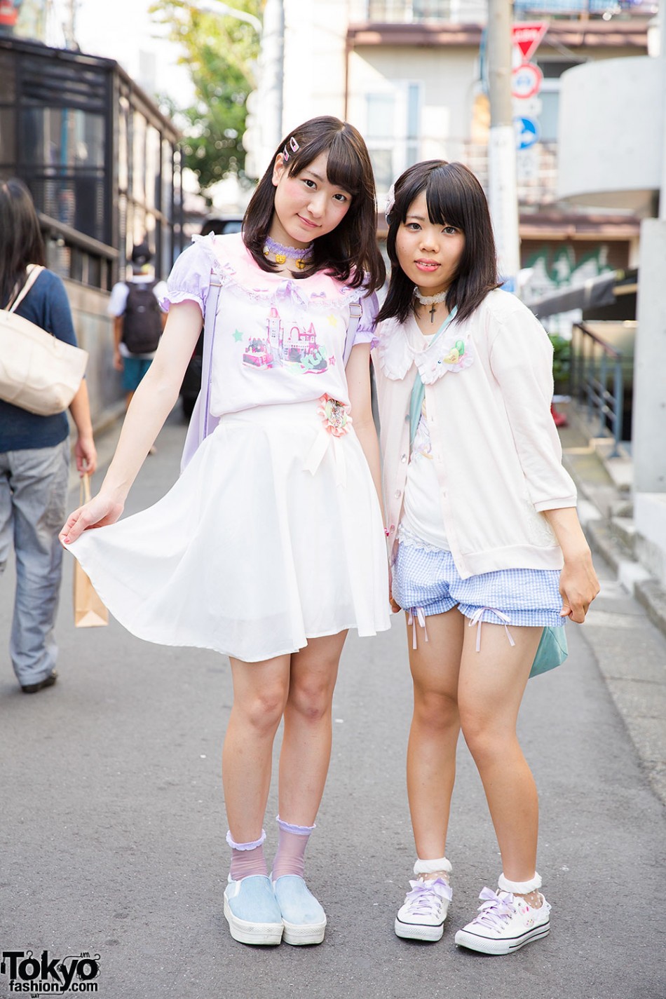Harajuku Girls in Milklim Pastels, Shimamura, Spinns & WEGO – Tokyo Fashion
