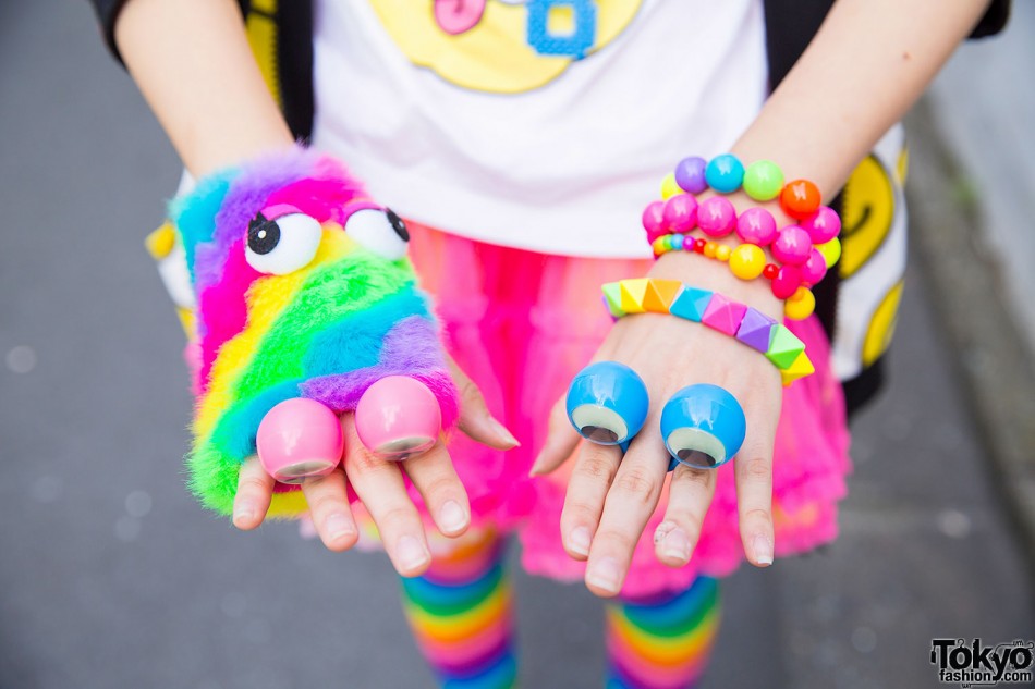 Colorful Rainbow Decora Accessories – Tokyo Fashion