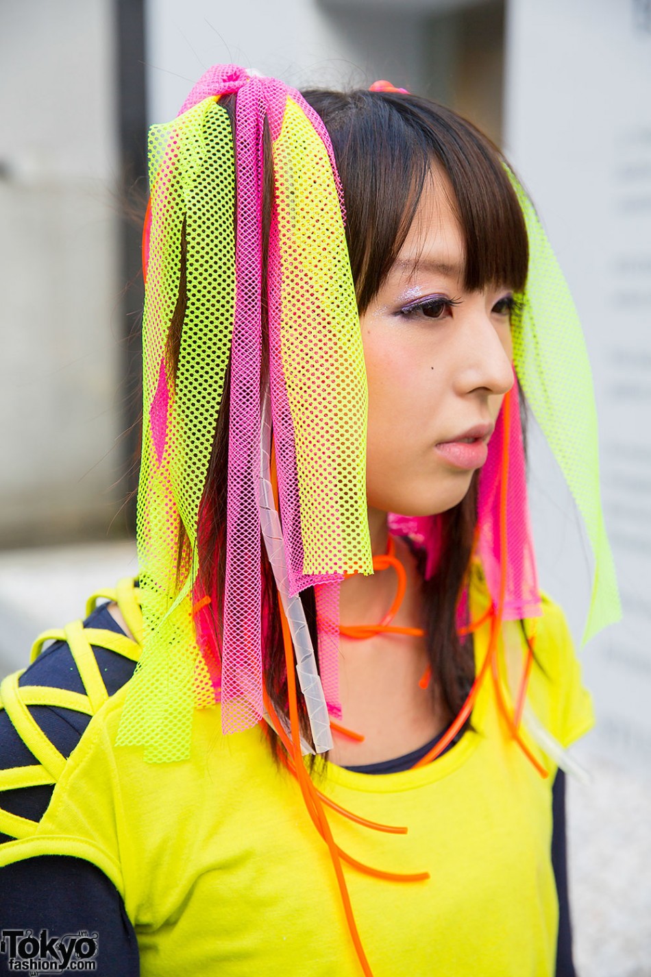 Harajuku Cyber Style w/ Pen & Lolly, CyberDog, Gas Mask & Hair Falls ...