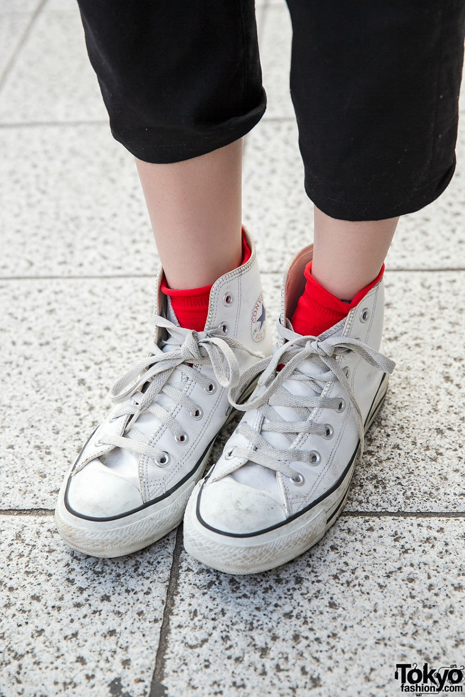 Deconstructed Bomber Jacket, Yohji Yamamoto & Converse in Harajuku ...