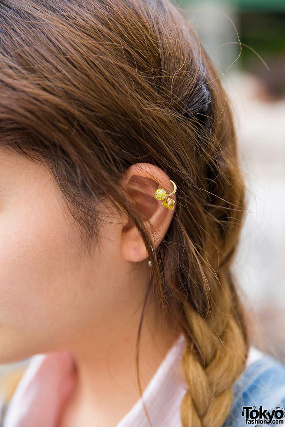 Harajuku Girl in Twin Braids, Denim Overalls, Ralph Lauren & New ...