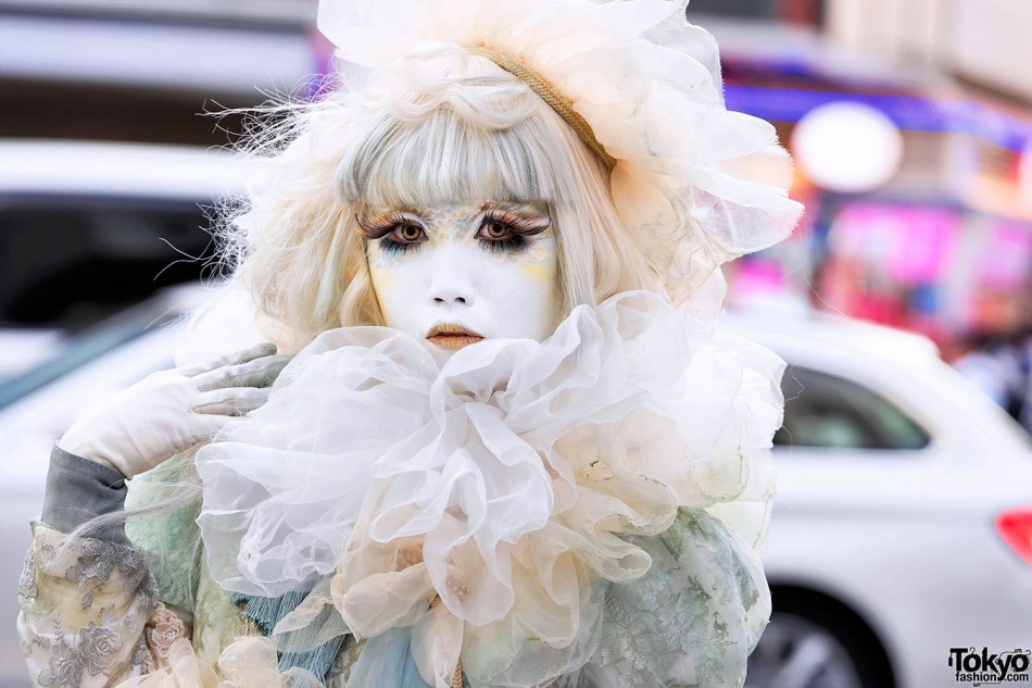 Shironuri Makeup & Remake Vintage Fashion by Minori in Harajuku – Tokyo ...