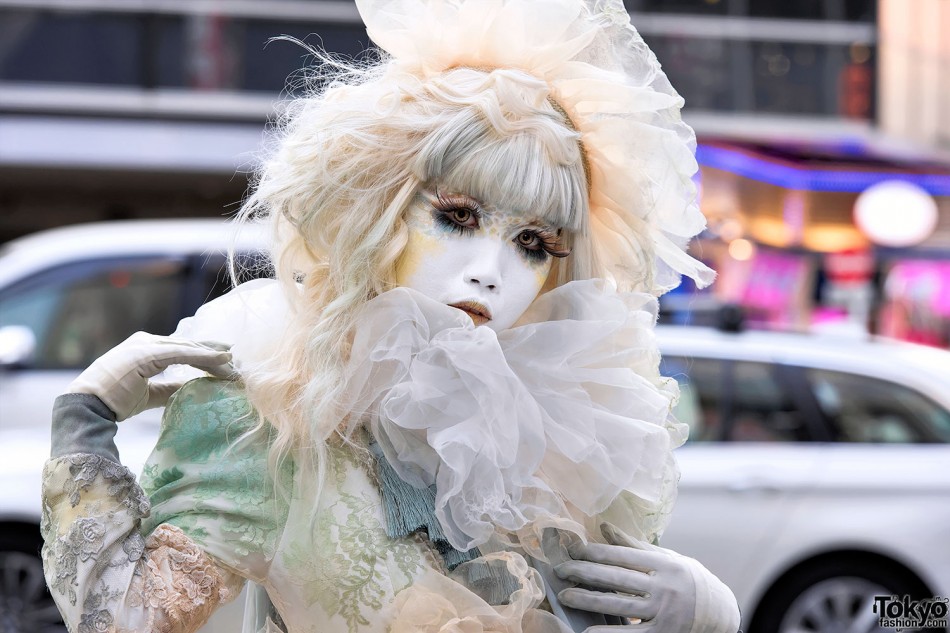 Shironuri Makeup & Remake Vintage Fashion by Minori in Harajuku – Tokyo ...