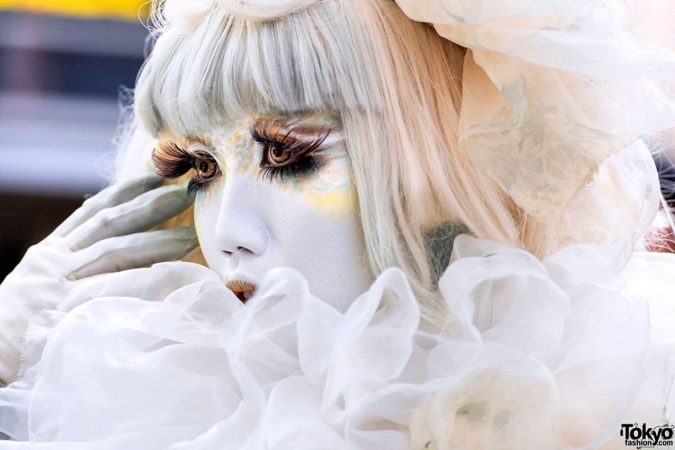 Shironuri Makeup & Remake Vintage Fashion by Minori in Harajuku – Tokyo ...