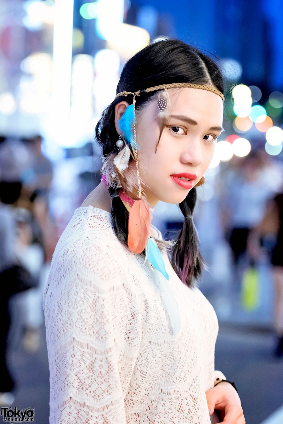 Harajuku Girls w/ The Ivy Tokyo Earrings, Headbands, One Teaspoon ...