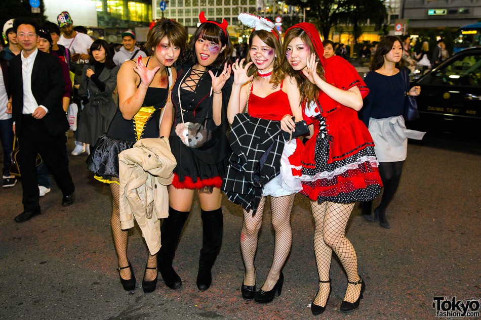 Halloween Eve in Japan – 150 Halloween Costume Pictures – Tokyo Fashion