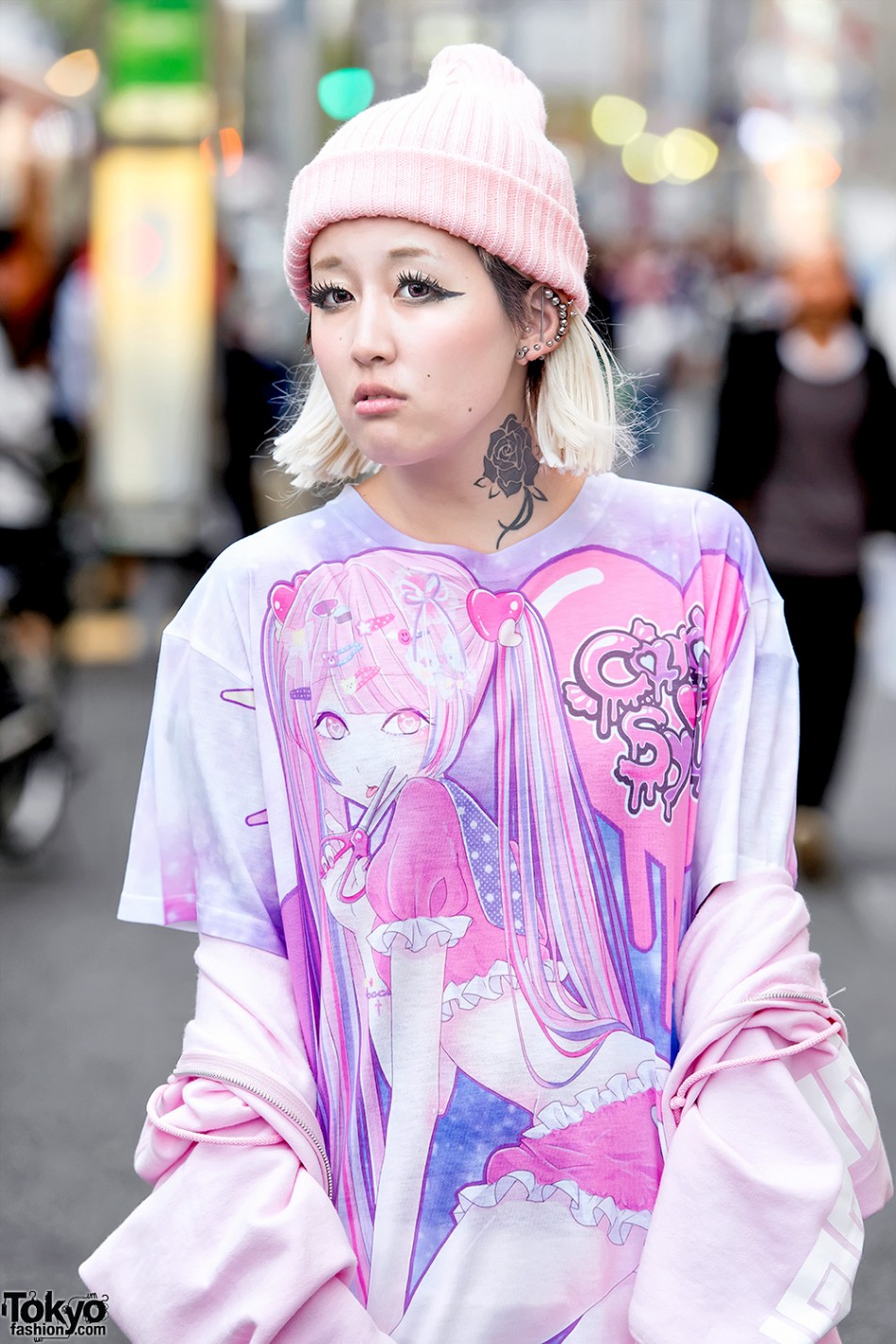 Candye Syrup x Amu Japanese Art Tee & 2.Xjigen Hoodie in Harajuku ...