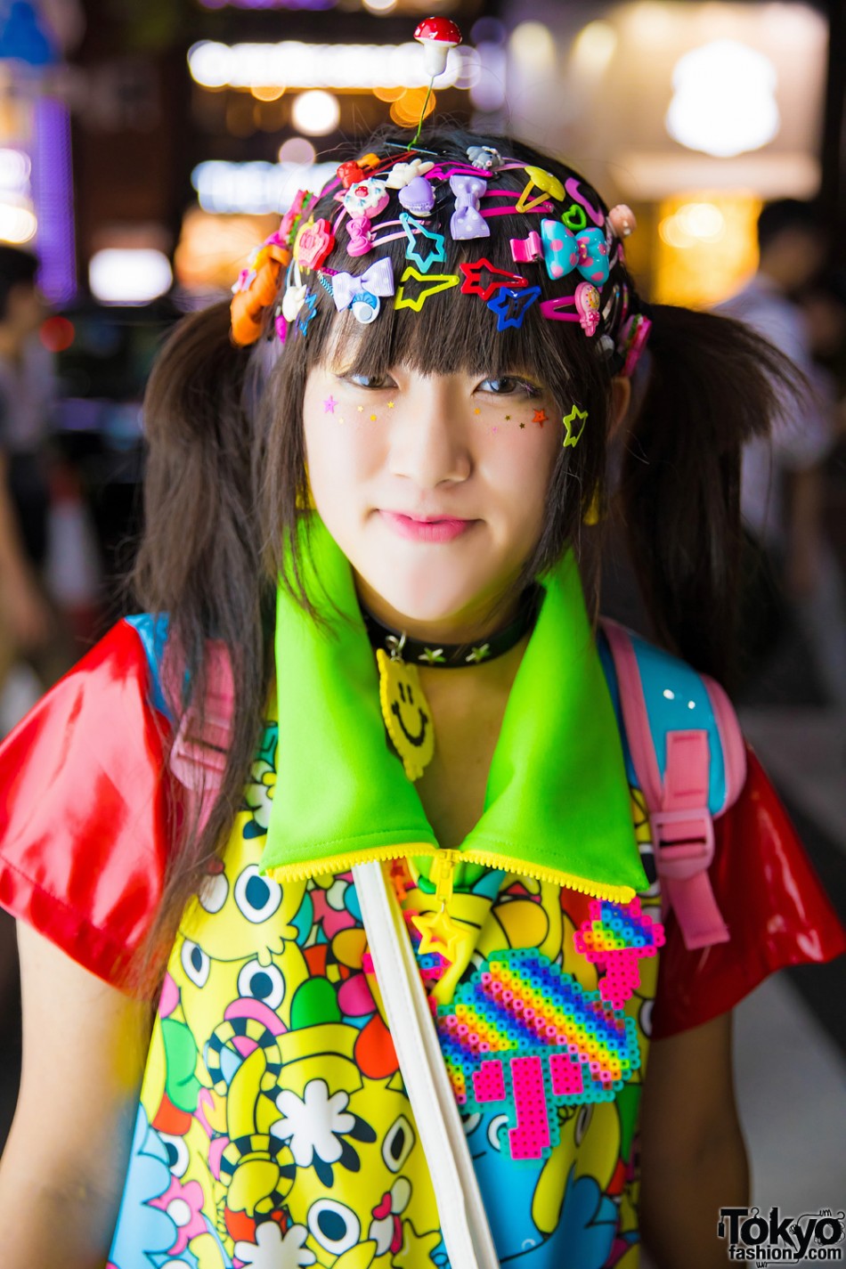 Harajuku Girl w/ Decora Hair Clips, 90884 Kawaii Fashion, Spinns ...