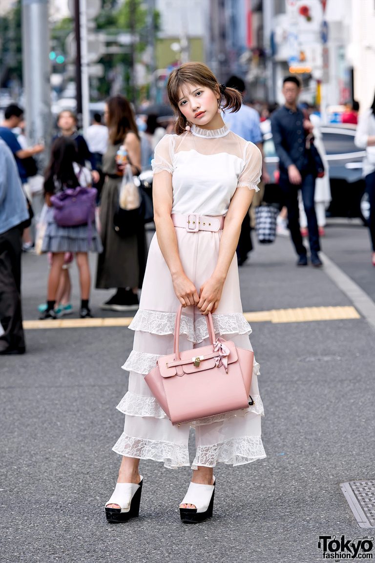 Harajuku Model in Girly Street Style by Honey Mi Honey, Bubbles ...