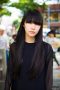 Japanese Fashion Model’s All Black Minimalist Fashion & Long Hair in Harajuku – Tokyo Fashion