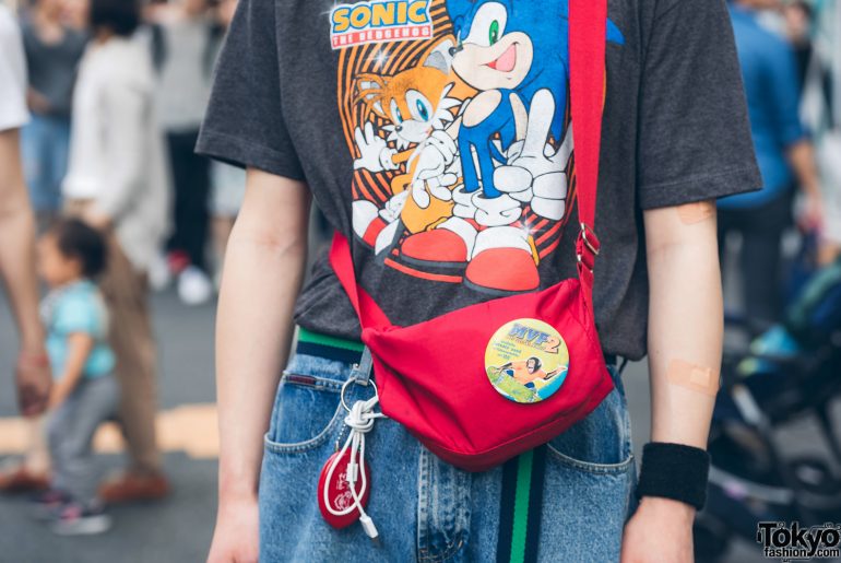 Harajuku Street Style w/ Sonic the Hedgehog, Tommy & Nike – Tokyo Fashion