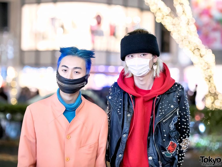 Harajuku Guys in Face Masks, Cropped Suit & Leather w/ Junko Koshino ...