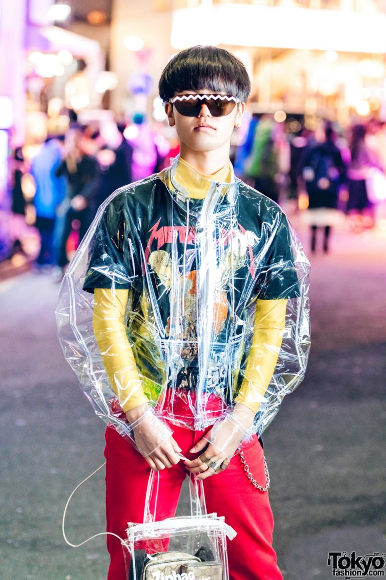 Japanese Streetwear in Harajuku w/ Avalone See Through Jacket ...