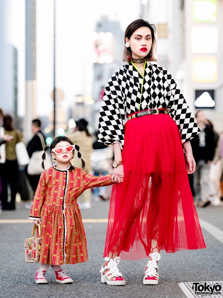 The Ivy Tokyo Designer Mother & Daughter Vintage Kimono Top Harajuku ...