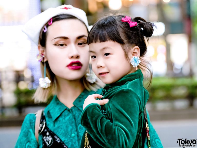The Ivy Tokyo Jewelry Designer Mothers & Daughter Street Styles w ...
