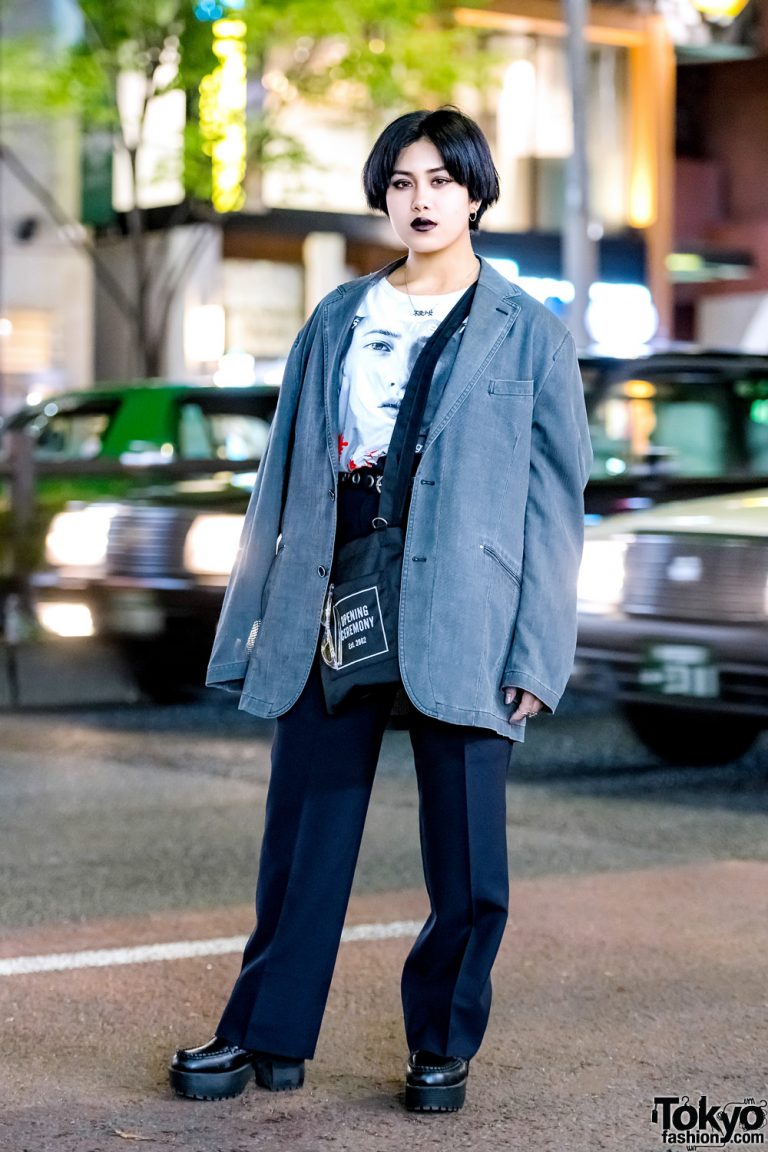 Dark Street Style in Harajuku – Tokyo Fashion