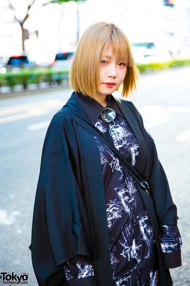 Harajuku Girls In All Black Street Styles W Sex Pot Revenge Drug
