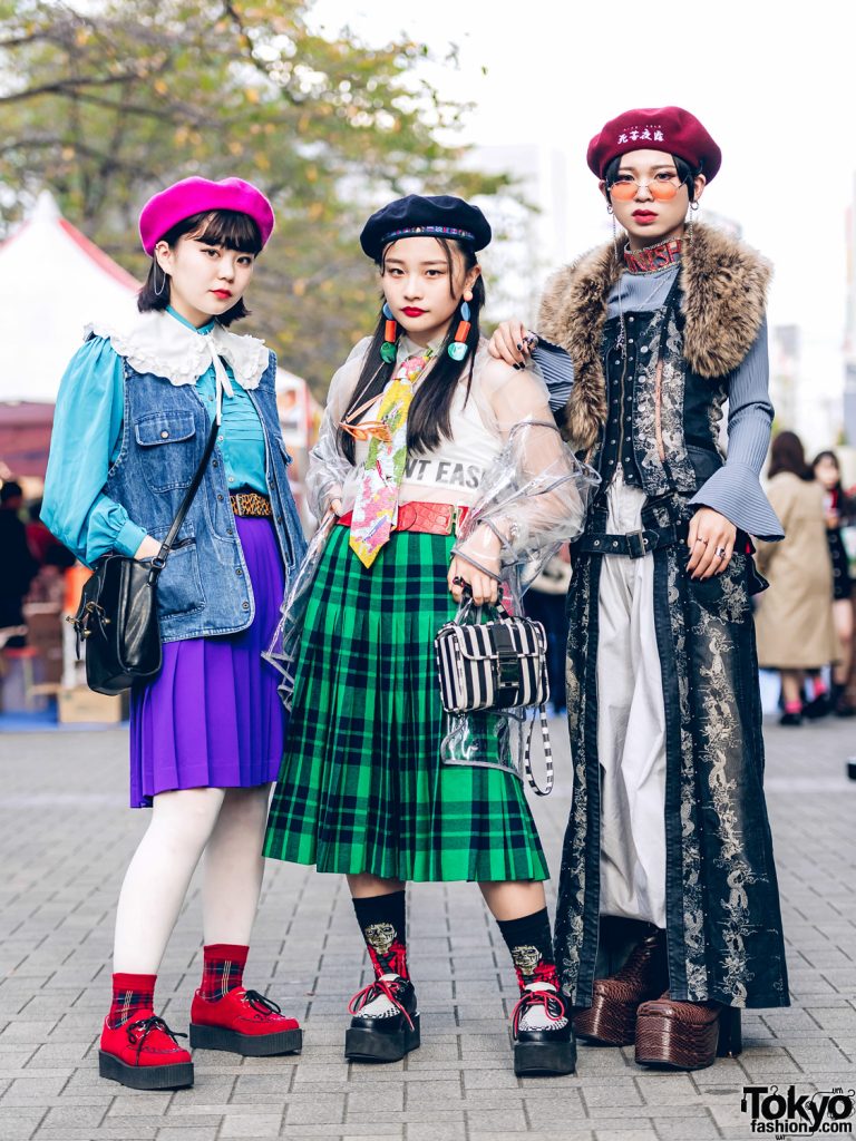 Japanese Teens in Vintage Street Styles w/ Yosuke, Gallerie, Spinns ...