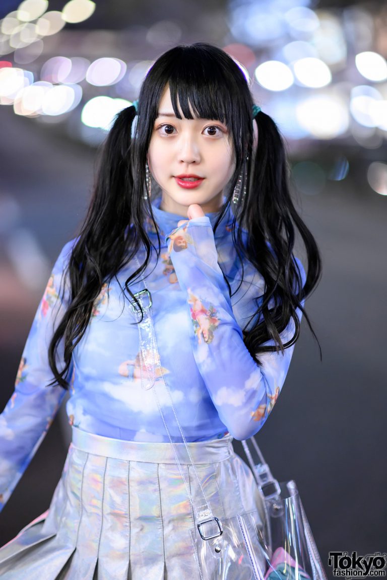 Harajuku Idol in Twintails, Romantic Standard Top, Spinns Pleated Skirt & WEGO Platforms – Tokyo ...