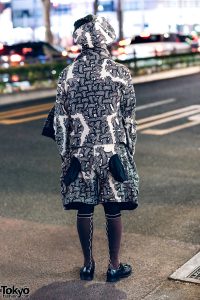 Christopher Nemeth Rope Print Fashion in Harajuku w/ Beret, Layered ...