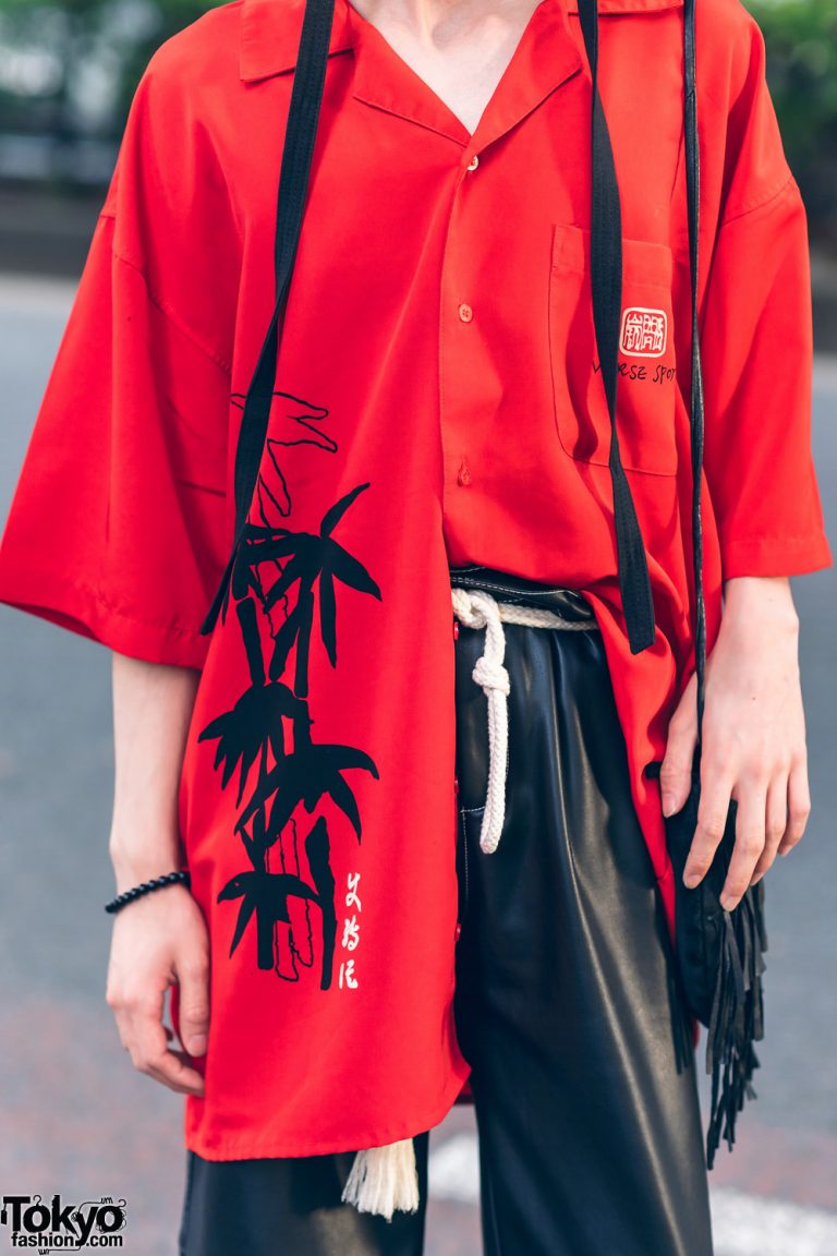 Japanese Fashion Designer & Rapper in Harajuku w/ Bucket Hat, Geometric ...