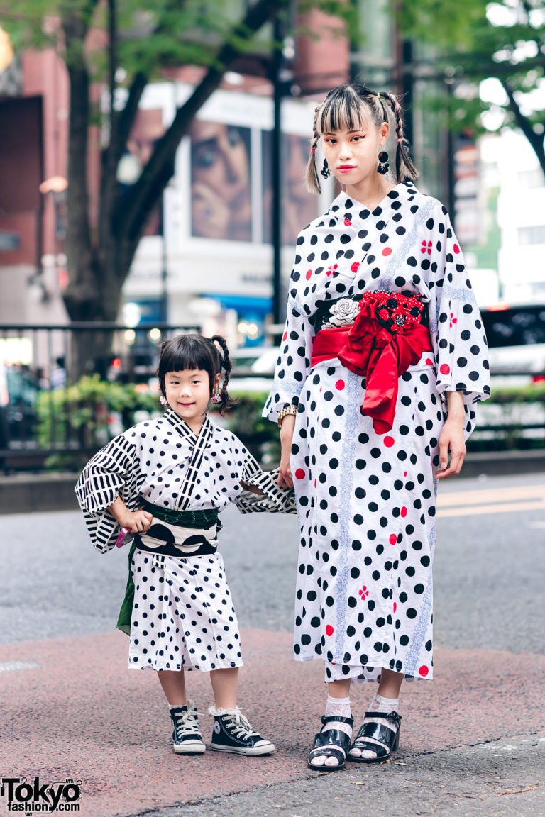 The Ivy Tokyo Jewelry Designer & Daughter in Harajuku Summer Yukata ...