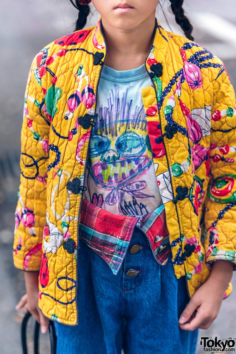 Vintage Japanese Kids Street Fashion in Harajuku w/ Honey Supply ...