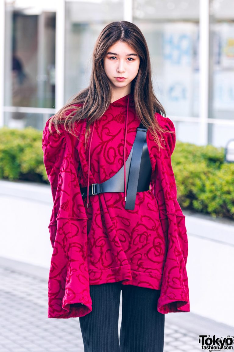 Teen Japanese Model in Tokyo w/ Keisuke Yoshida, Harness, Pleated Pants ...
