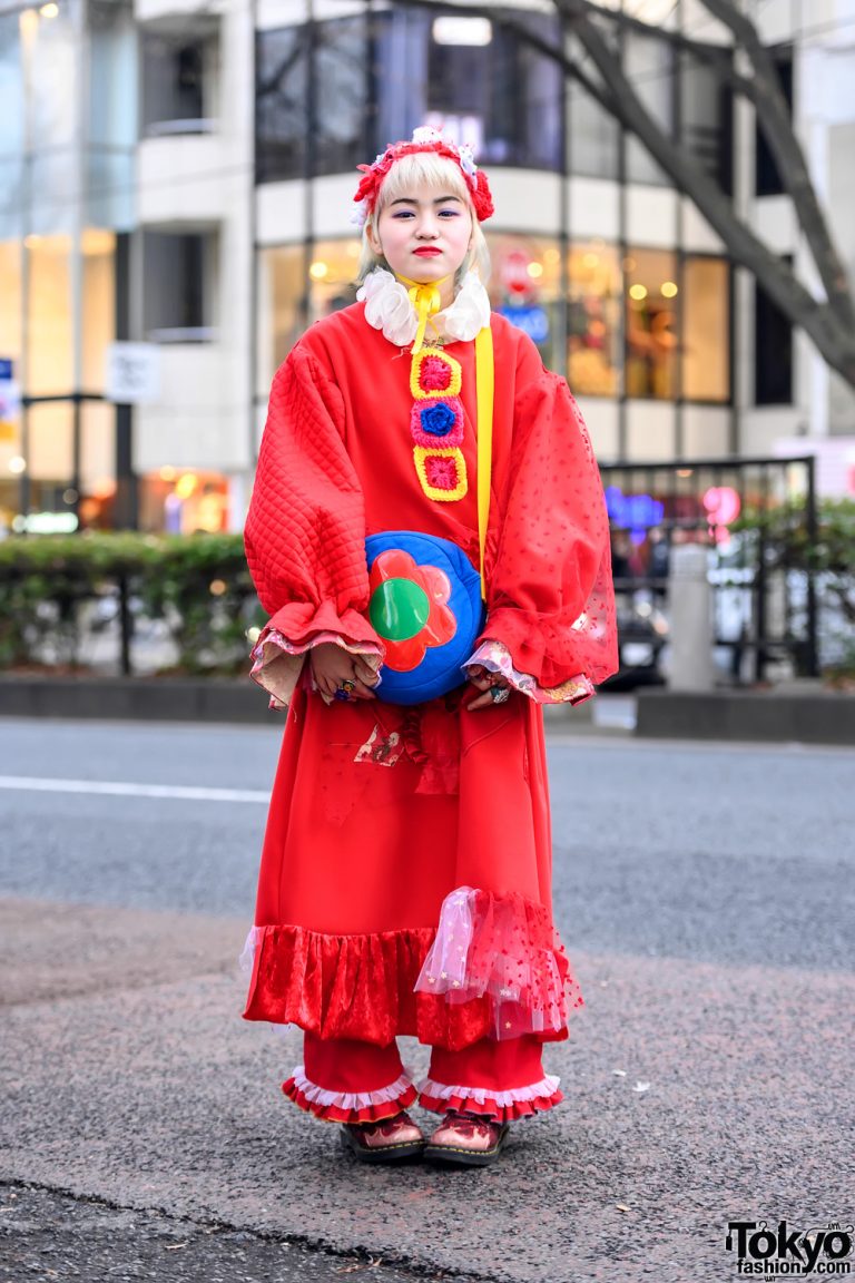 Kawaii Handmade Harajuku Street Style w/ Colorful Oversized Sleeves ...