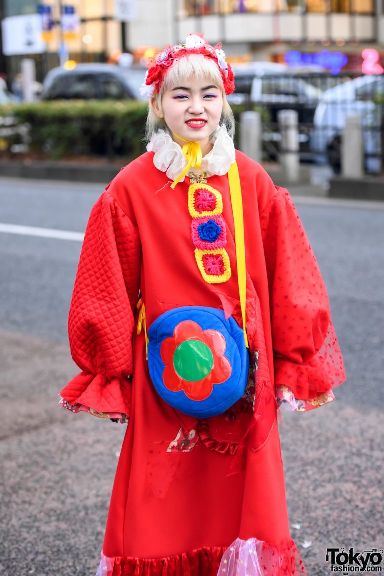 Kawaii Handmade Harajuku Street Style w/ Colorful Oversized Sleeves ...